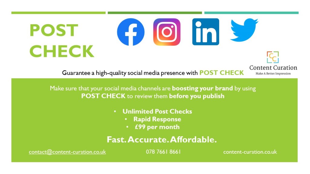 Service Rates – Content Curation